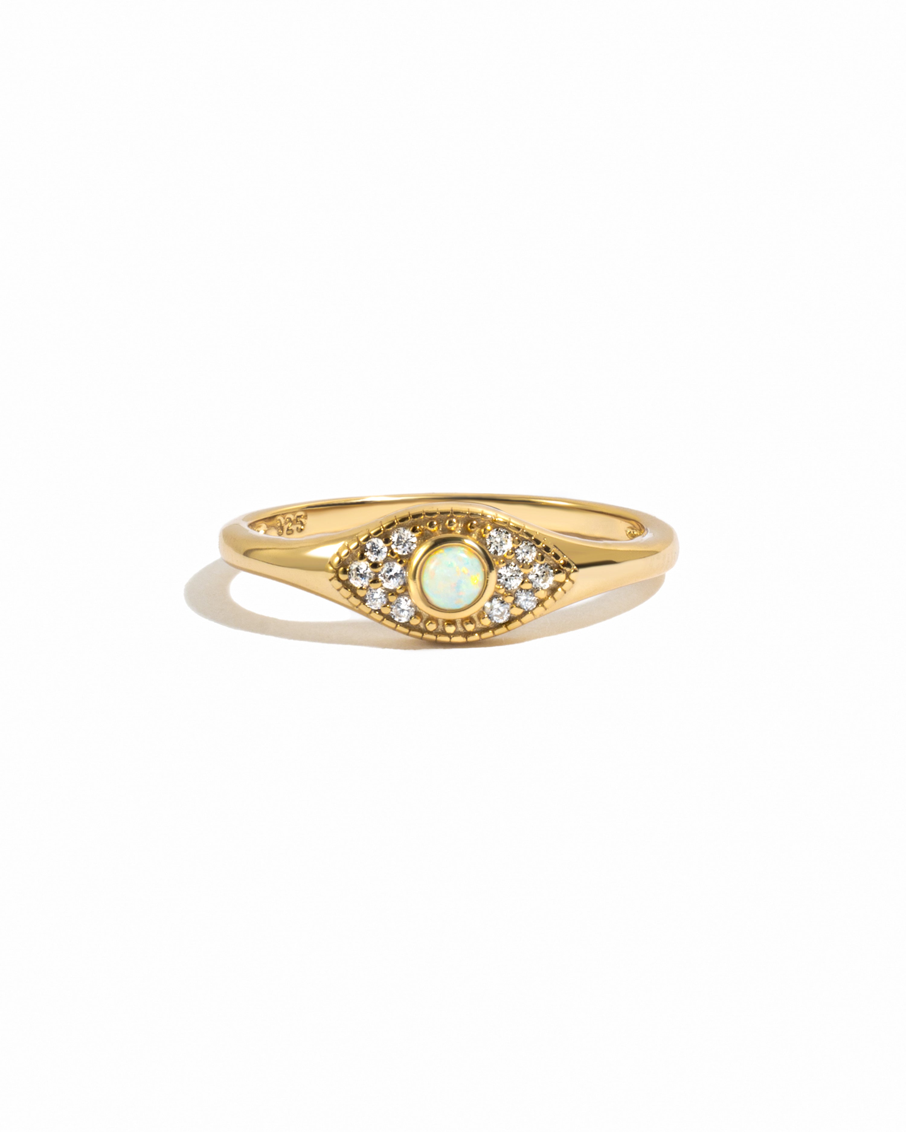 Opal Evil Eye Ring – Sami Jewels