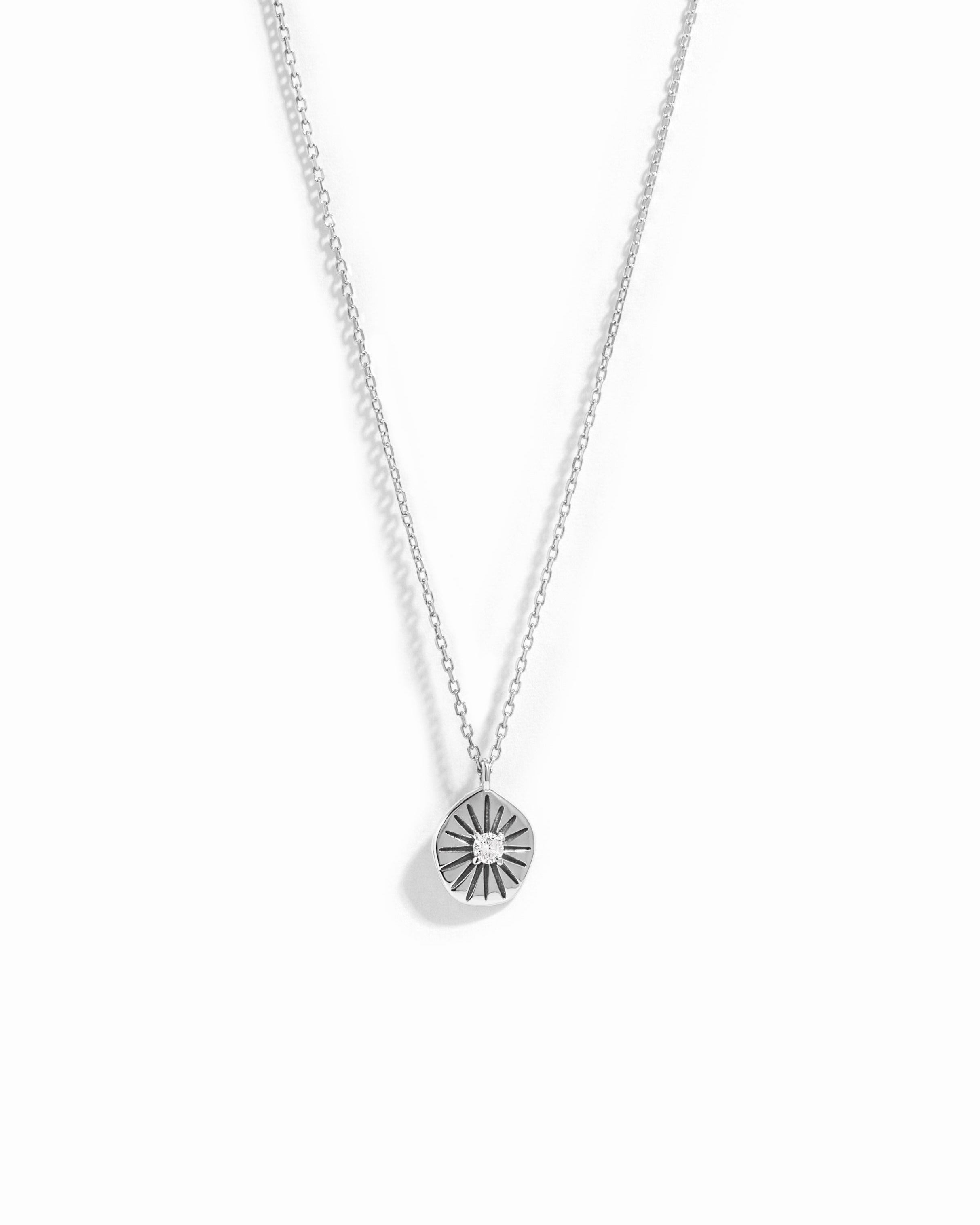 Sunburst Medallion Necklace – Sami Jewels