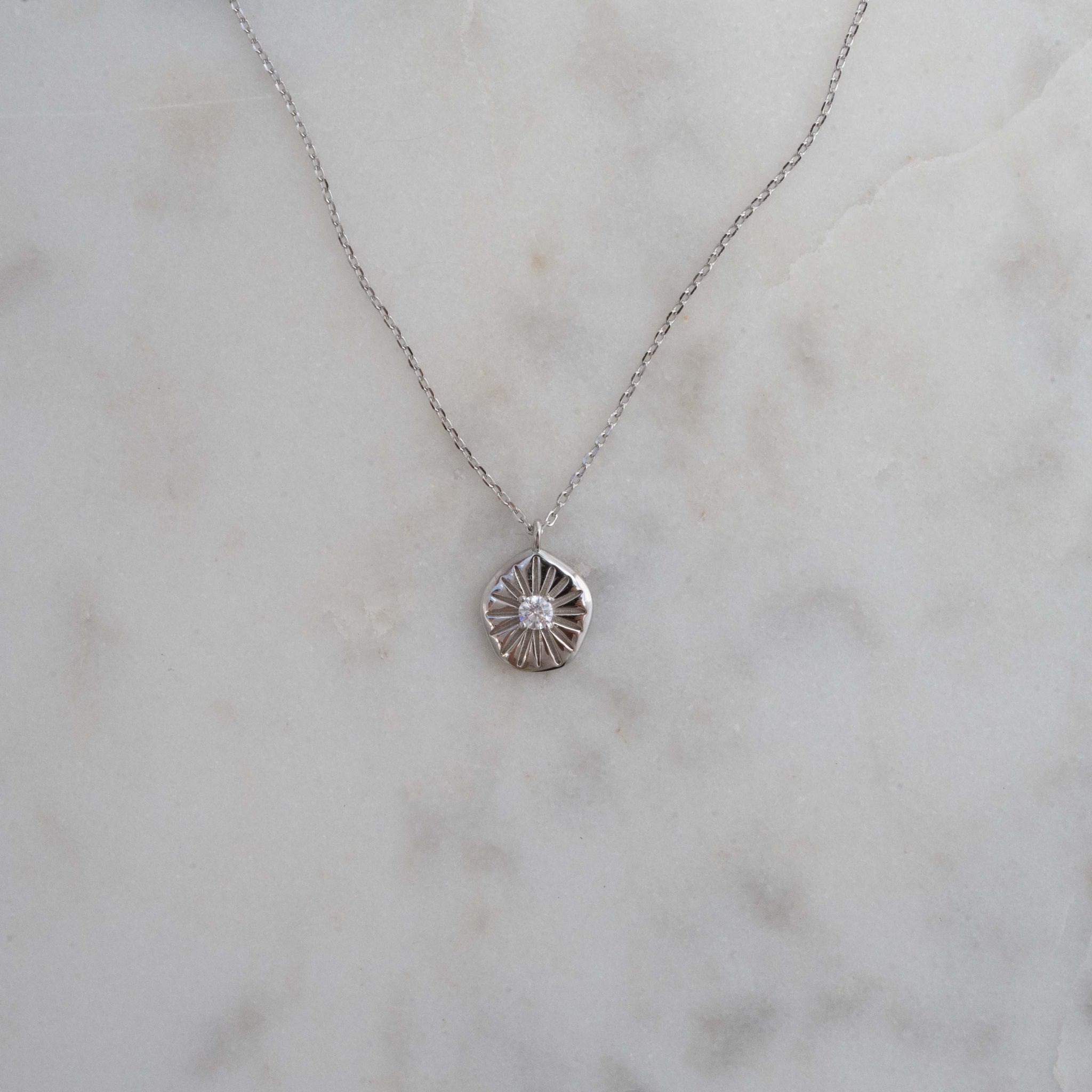 Sunburst Medallion Necklace – Sami Jewels