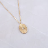 Oval Medallion Necklace – Sami Jewels