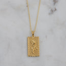 Rectangle Rose Medallion – Sami Jewels