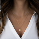 Oval Medallion Necklace – Sami Jewels
