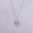 Oval Medallion Necklace – Sami Jewels