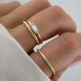 Stacking Rope Ring – Sami Jewels